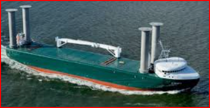 Wind powered cargo future transportation